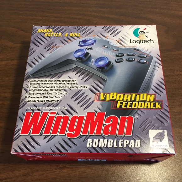 Logitech | Video Games & Consoles | Vintage Logitech Wingman Rumblepad ...